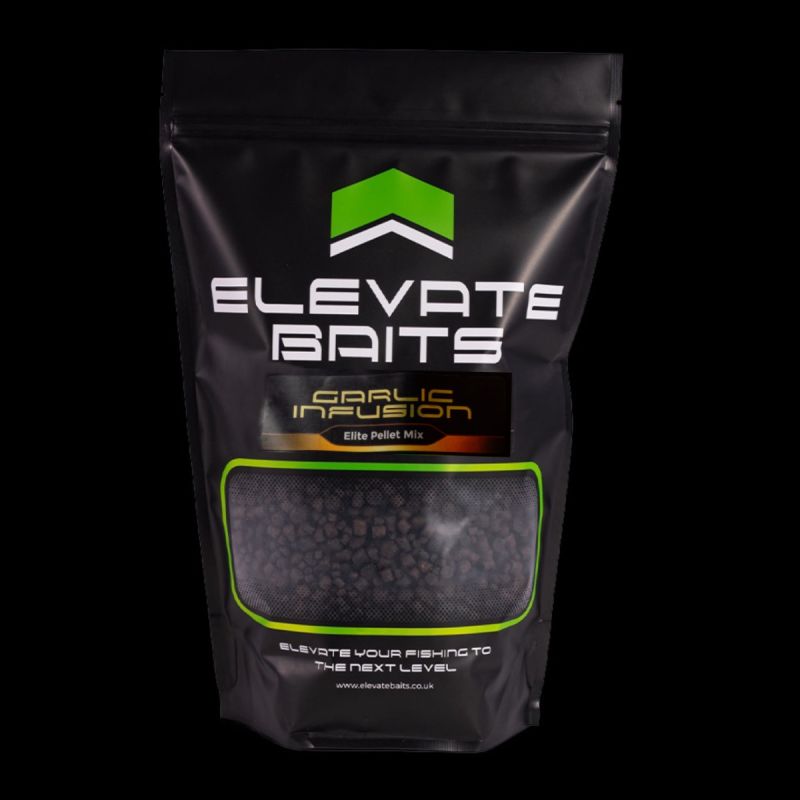 Elevate Baits - Garlic Infusion Elite Pellet Mix 1kg