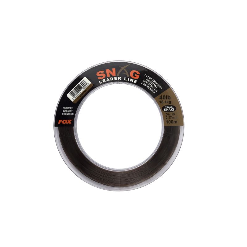 Fox - Snag Leader Trans Khaki - 40lb 0.57mm x 100m