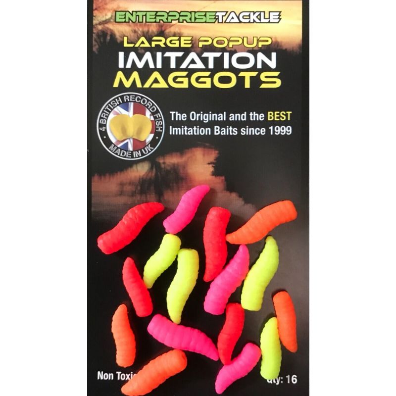 Enterprise Tackle - Large Imitation Pop Up Maggots | Total Fishing Tackle