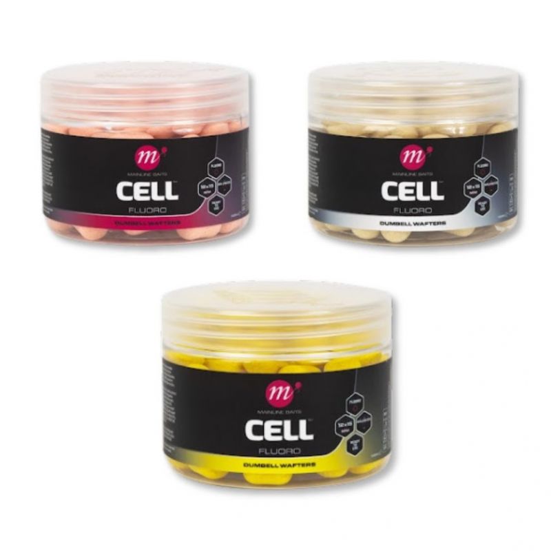 Mainline - Cell Fluoro Dumbell Wafters - 12 x 15mm