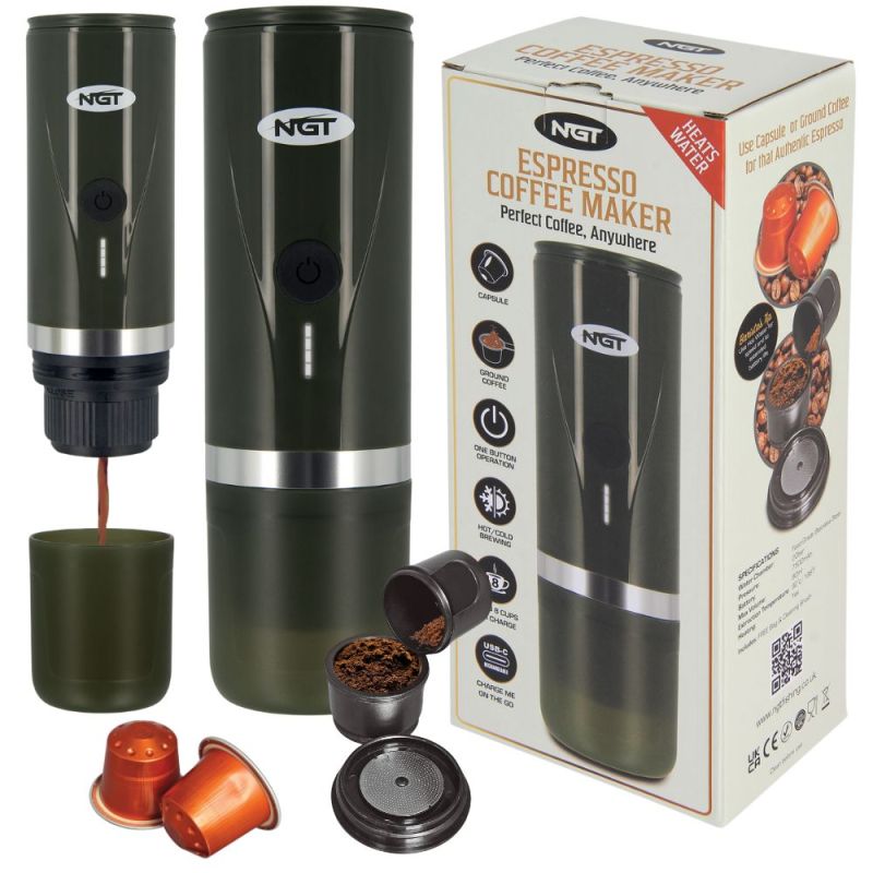 NGT - Portable Espresso Coffee Machine - USB Rechargeable