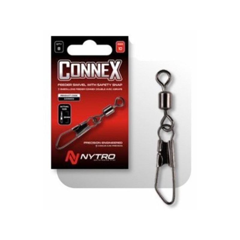 Nytro - Connex Feeder Swivel With Safety Snap