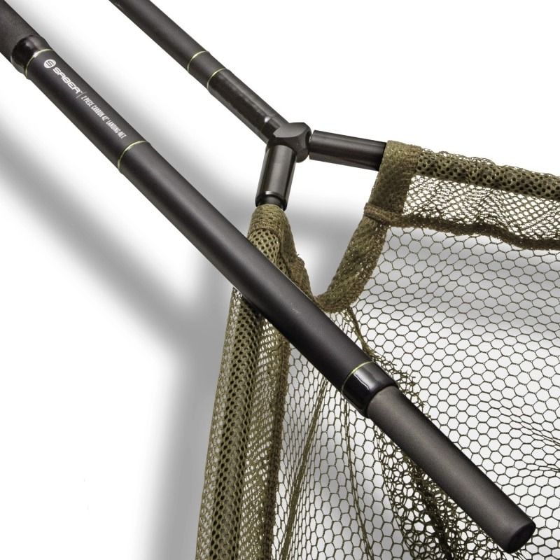 Saber - 42 Carbon 2 Piece Landing Net & Staff