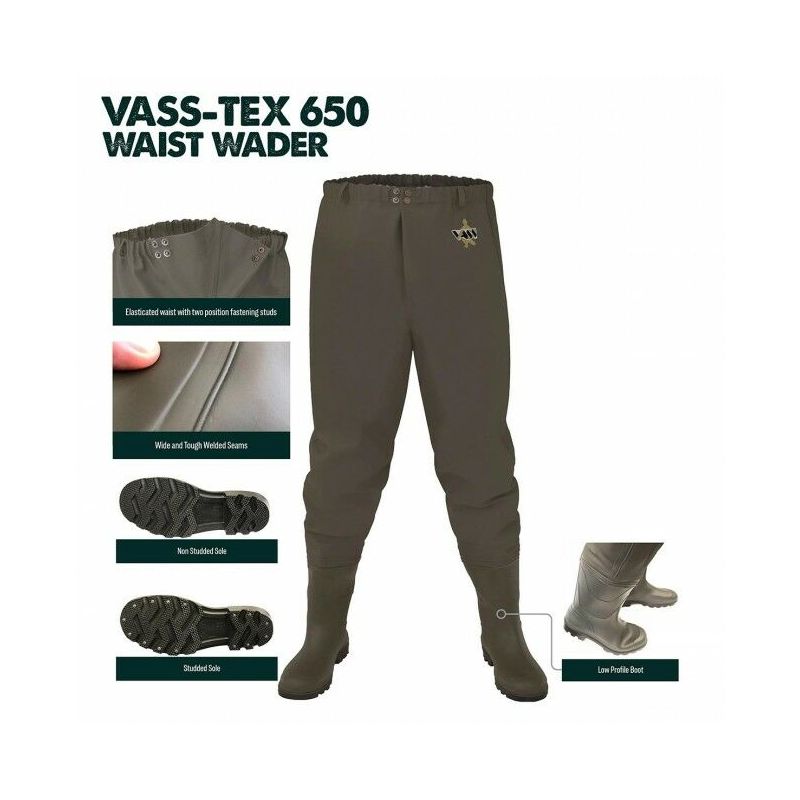 Vass - Vass-Tex 650 Series Waist Wader | Total Fishing Tackle