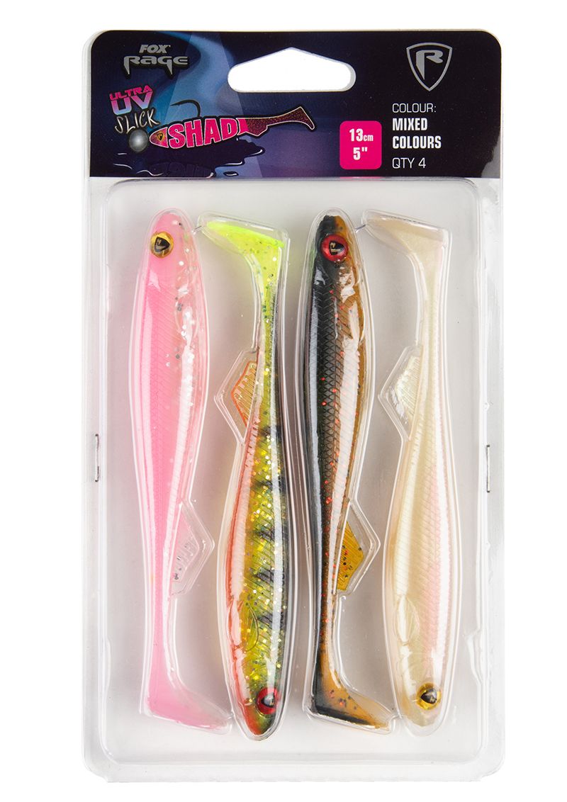 Fox Rage - Slick Shad - Mixed UV Colour Pack
