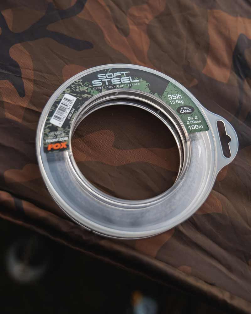 Fox - Soft Steel Fleck Camo Leader