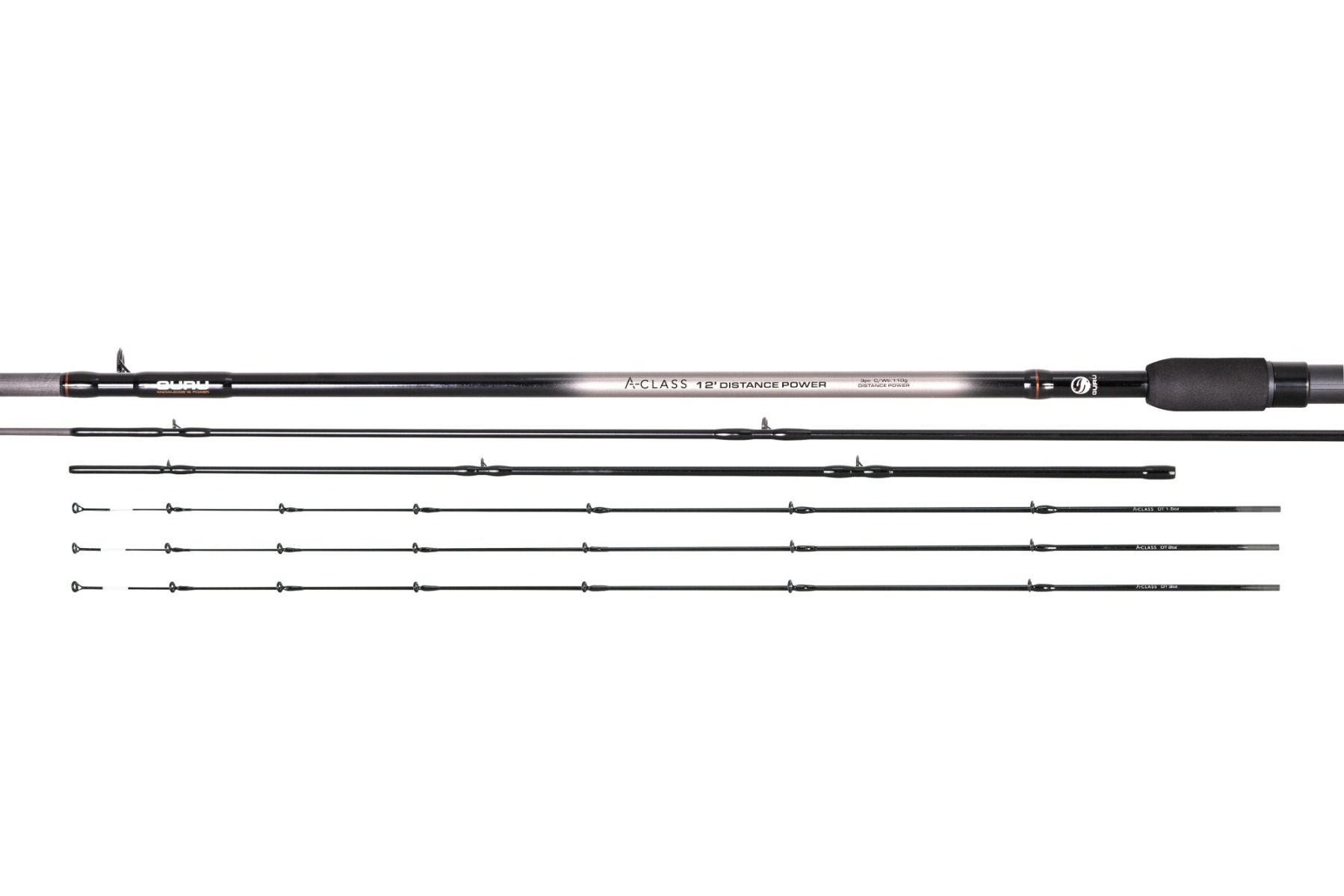 Guru - A-Class Distance Feeder 3pc Rod
