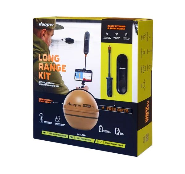 Deeper - Chirp + 2 Smart Sonar Long Range Extender Bundle