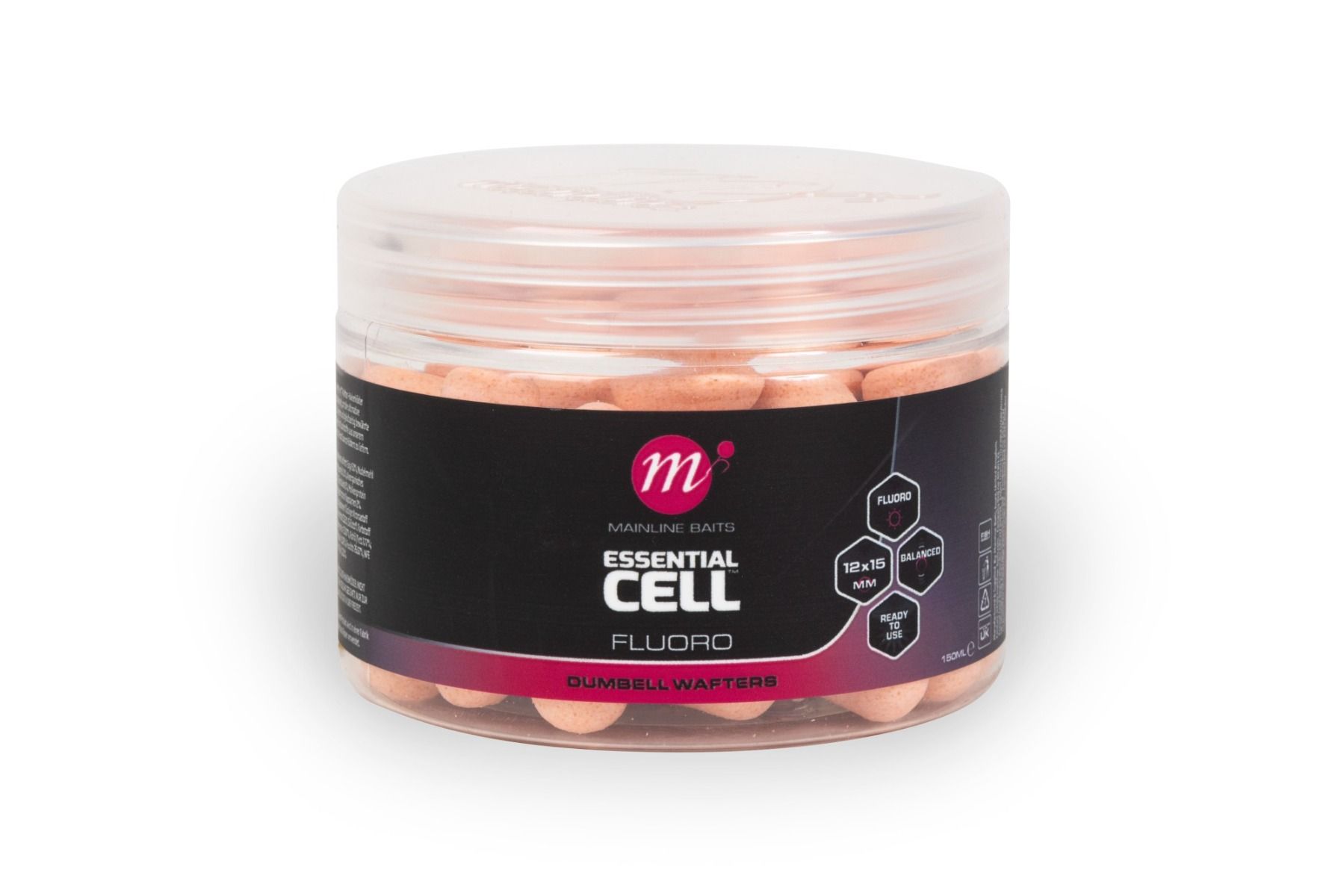 Mainline - Essential Cell Fluoro Dumbell Wafters - 12 x 15mm