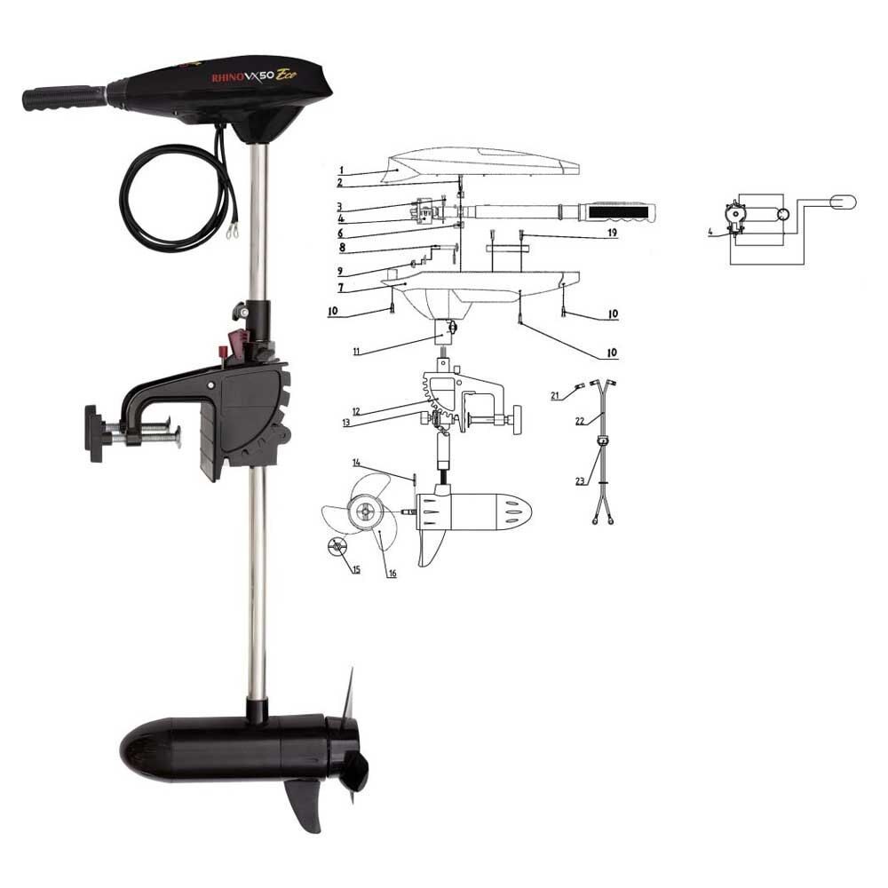 Rhino - VX 50 Electric Outboard Motor ECO