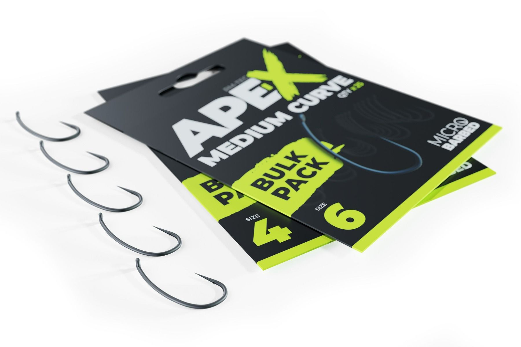Ridgemonkey - Ape-X Medium Curve Barbed - Bulk Pack