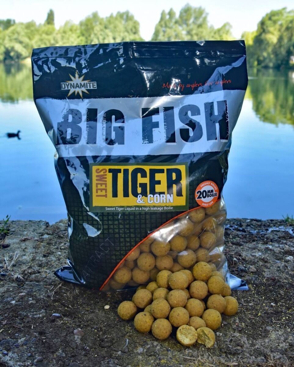 Dynamite Baits - Sweet Tiger & Corn Boilies - 15mm